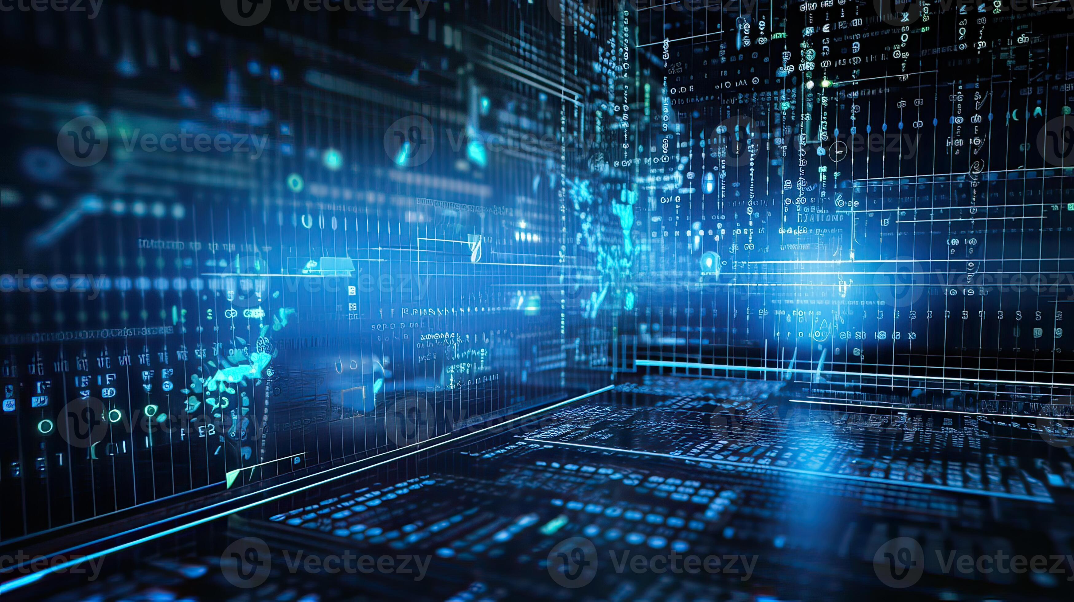 Programming code abstract technology background of software developer ...