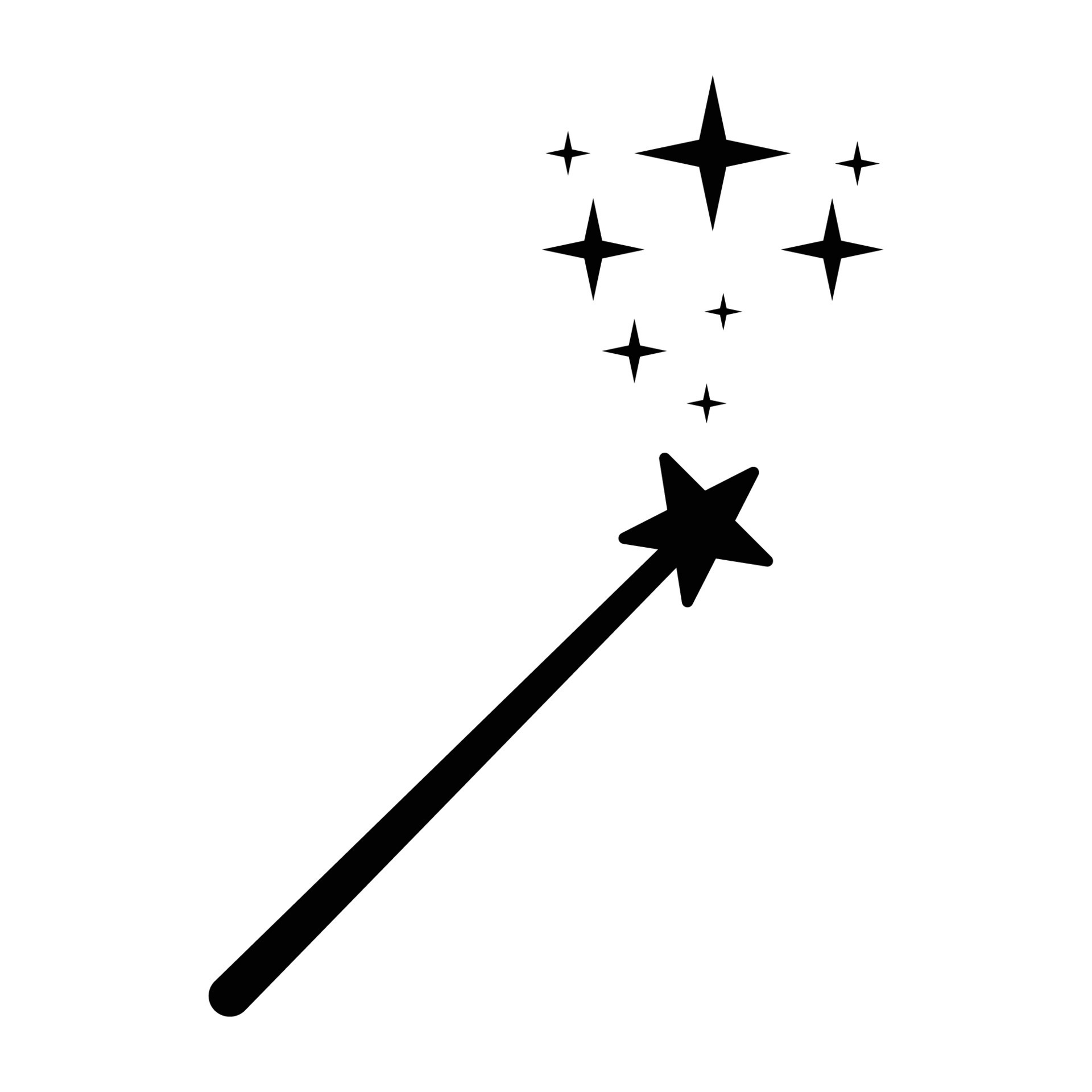 Magic wand icon vector on trendy design. 22060689 Vector Art at Vecteezy