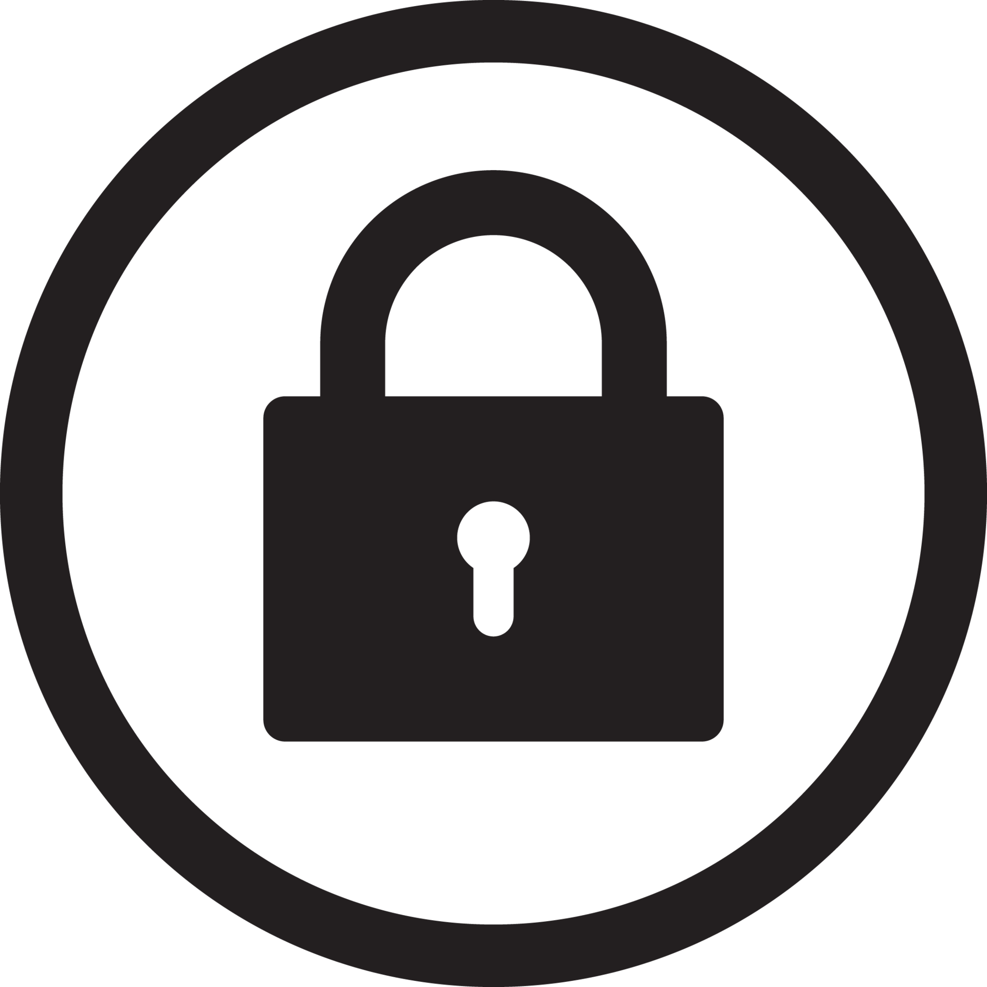 Padlock Icon In Flat Style Clip Art 22062249 Png