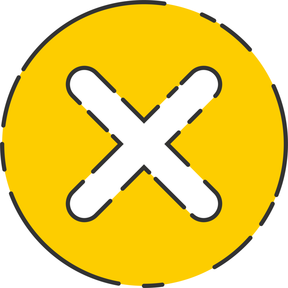 Rejected cross mark icon in flat style 22062823 PNG Rejected cross mark icon in flat style 22062823 PNG