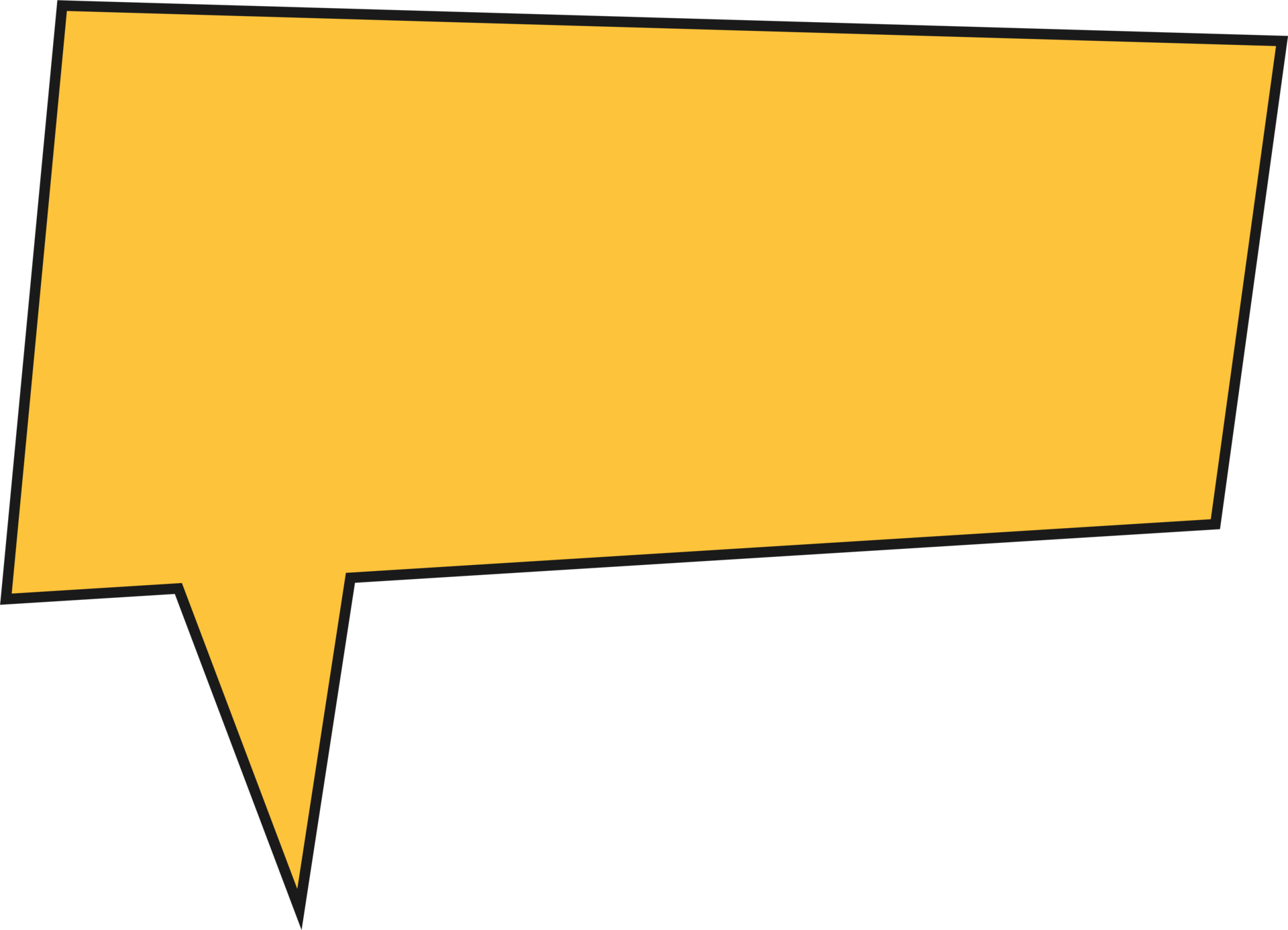 Speech bubble in flat style clip art 22075568 PNG