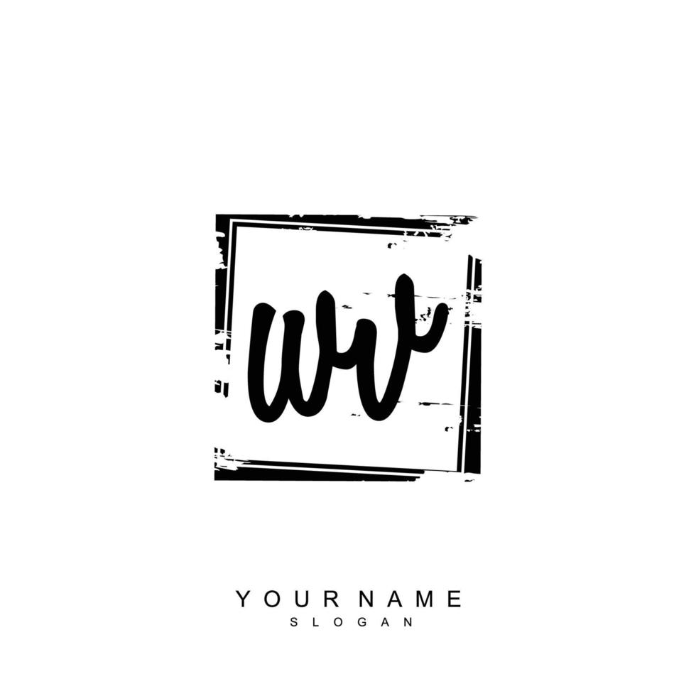 Initial WV Monogram with Grunge Template Design 22076254 Vector Art at ... Initial WV Monogram with Grunge Template Design 22076254 Vector Art at ...