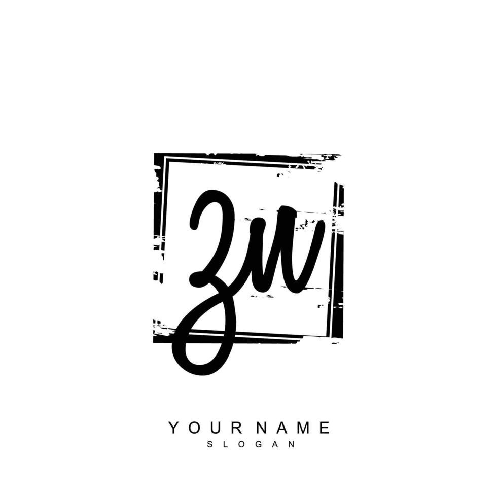 Initial ZN Monogram with Grunge Template Design 22076325 Vector Art at ... Initial ZN Monogram with Grunge Template Design 22076325 Vector Art at ...