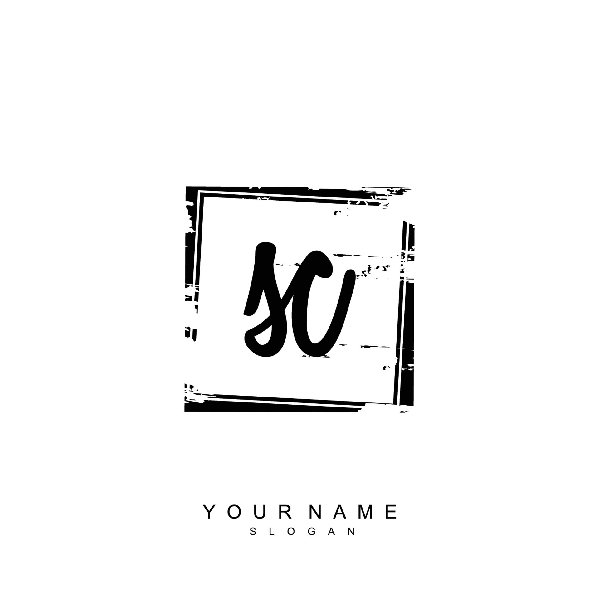 Initial SC Monogram with Grunge Template Design 22077272 Vector Art at ... Initial SC Monogram with Grunge Template Design 22077272 Vector Art at ...