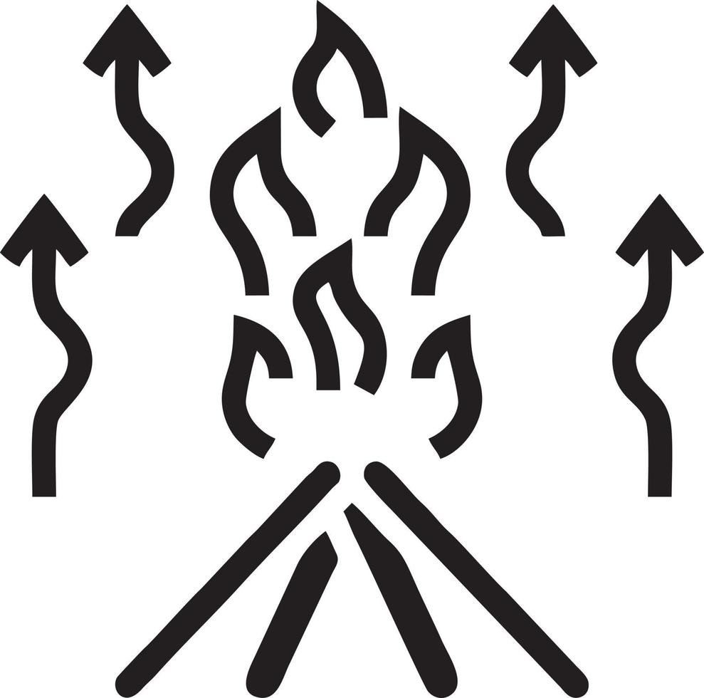 Fire Hot Icon Symbol Image Vector Illustration Of The Danger Fire Burn Image Design Eps 10