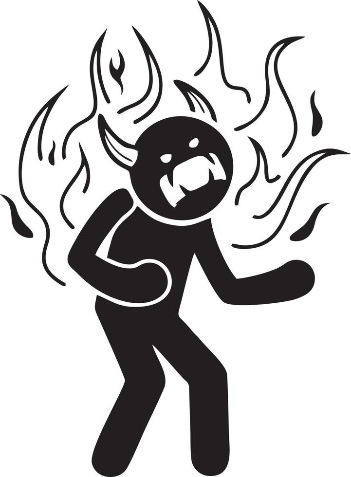 Fire Hot Icon Symbol Image Vector Illustration Of The Danger Fire Burn Image Design Eps 10