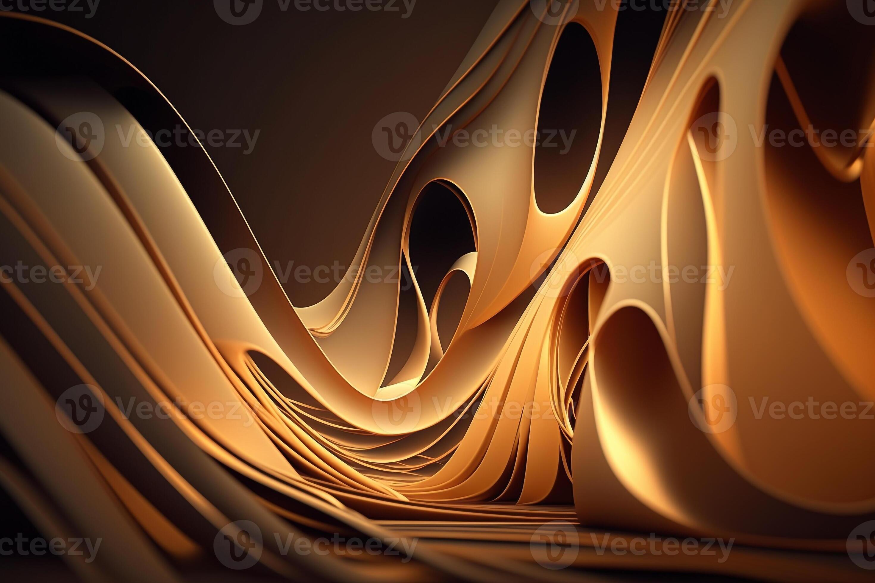 abstract background metal curve lines wave bronze color 22082782 Stock Photo at Vecteezy
