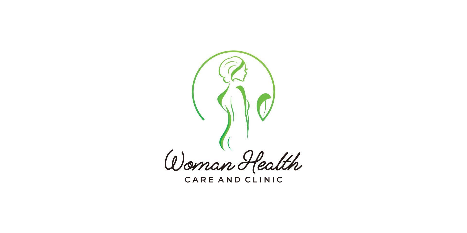 Women health logo idea 22083928 Vector Art at Vecteezy