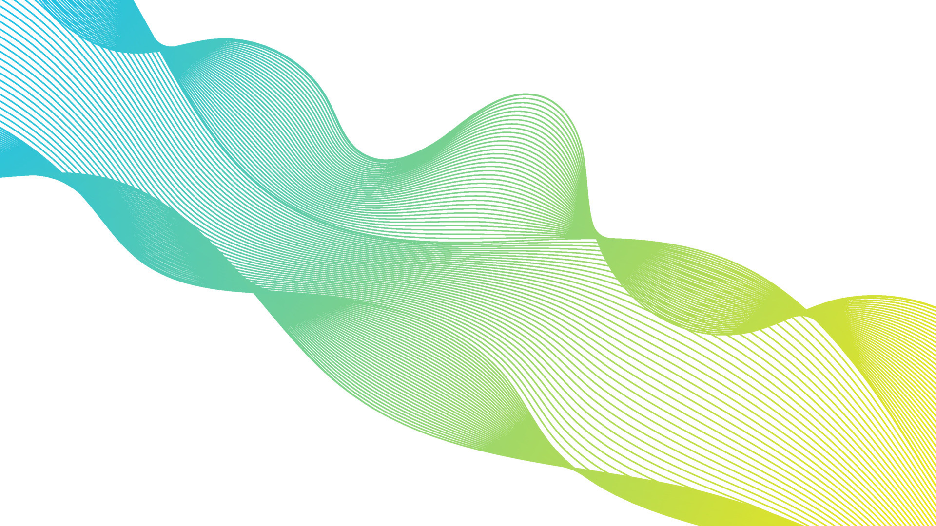 Abstract Backdrop With Colorful Wave Gradient Lines On White Background