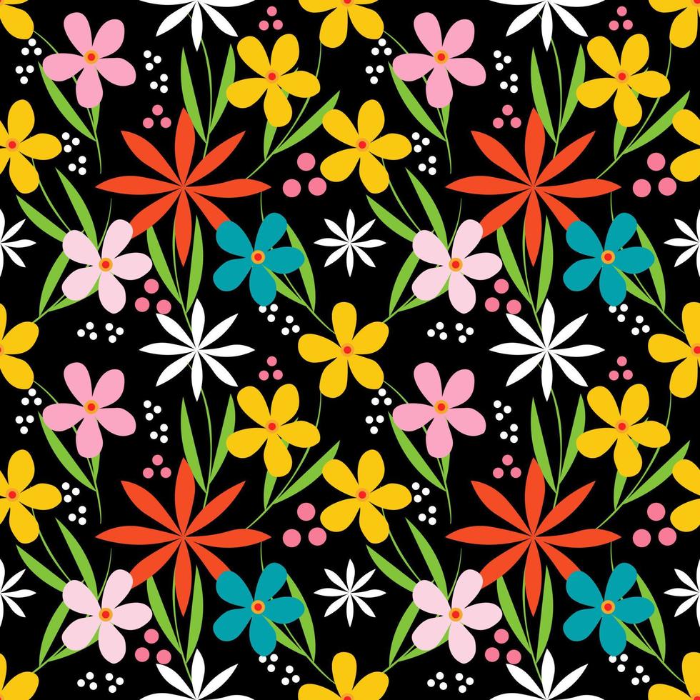 Folk art floral seamless pattern background 22085957 Vector Art at Vecteezy Folk art floral seamless pattern background 22085957 Vector Art at Vecteezy