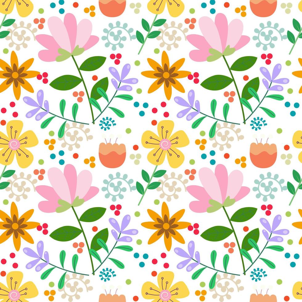 Folk art floral seamless pattern background 22085964 Vector Art at Vecteezy Folk art floral seamless pattern background 22085964 Vector Art at Vecteezy