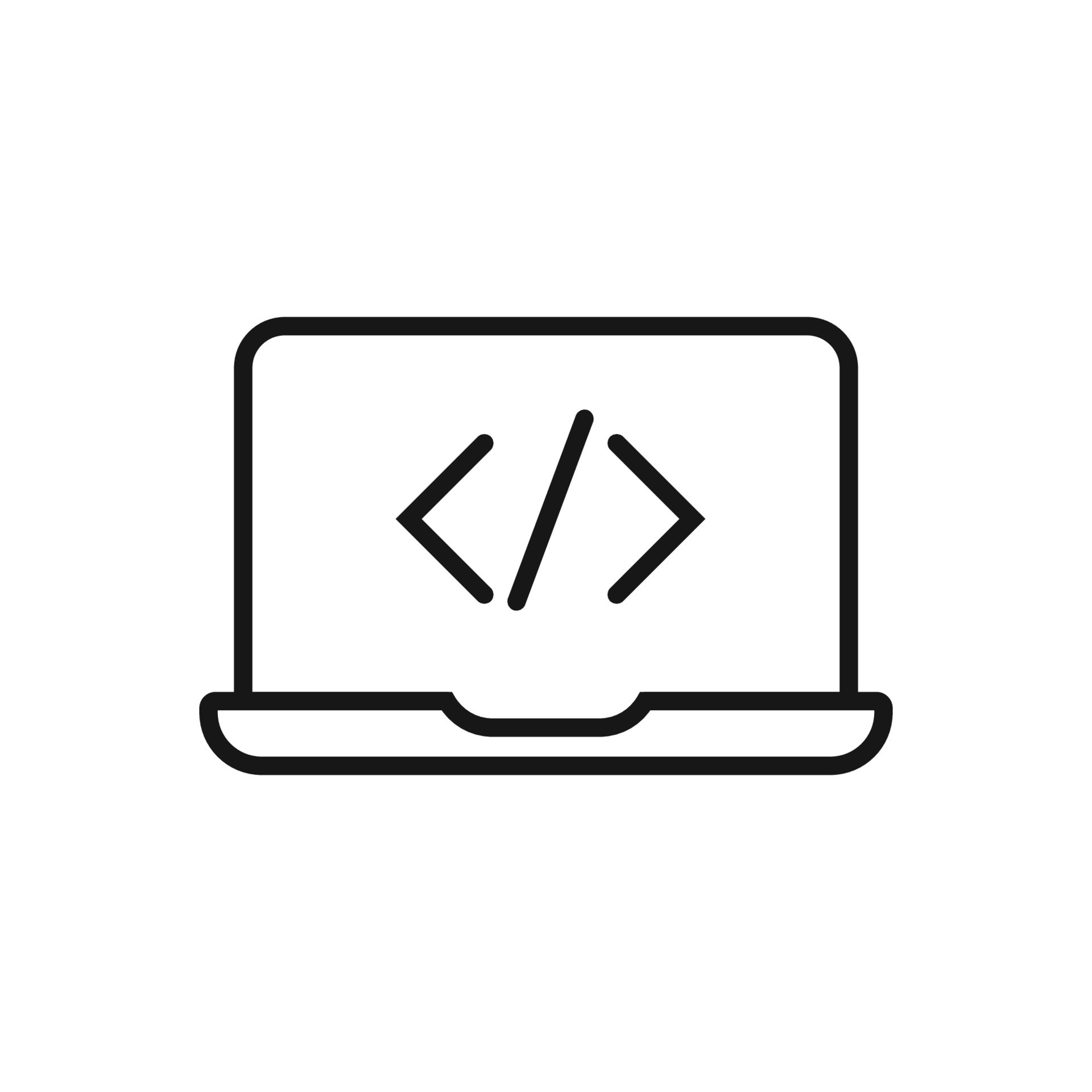 Editable Icon Of Learn Code Vector Illustration Isolated On White