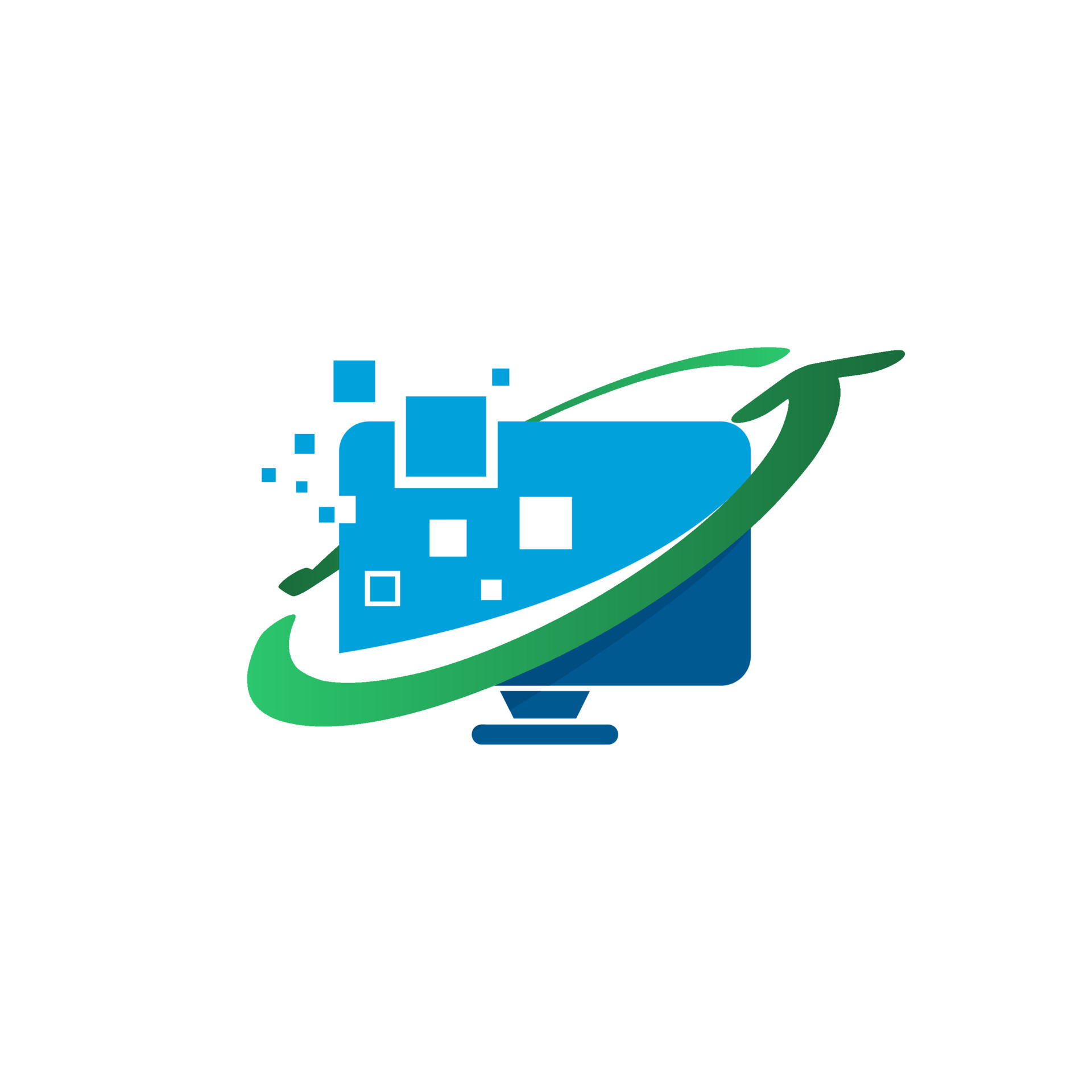 computer data reused logo illustration 22092442 Vector Art at Vecteezy