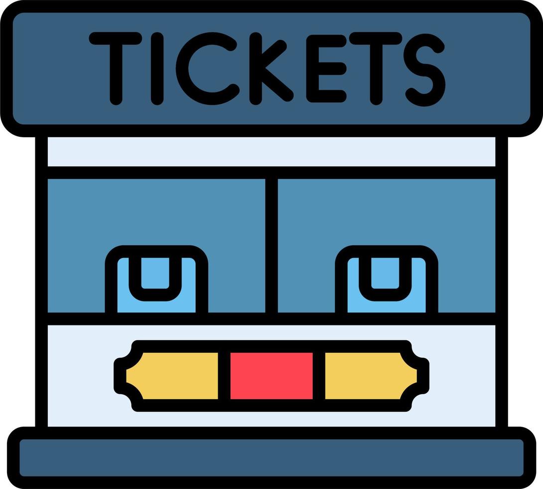 Ticket Booth Vector Icon 22095164 Vector Art at Vecteezy