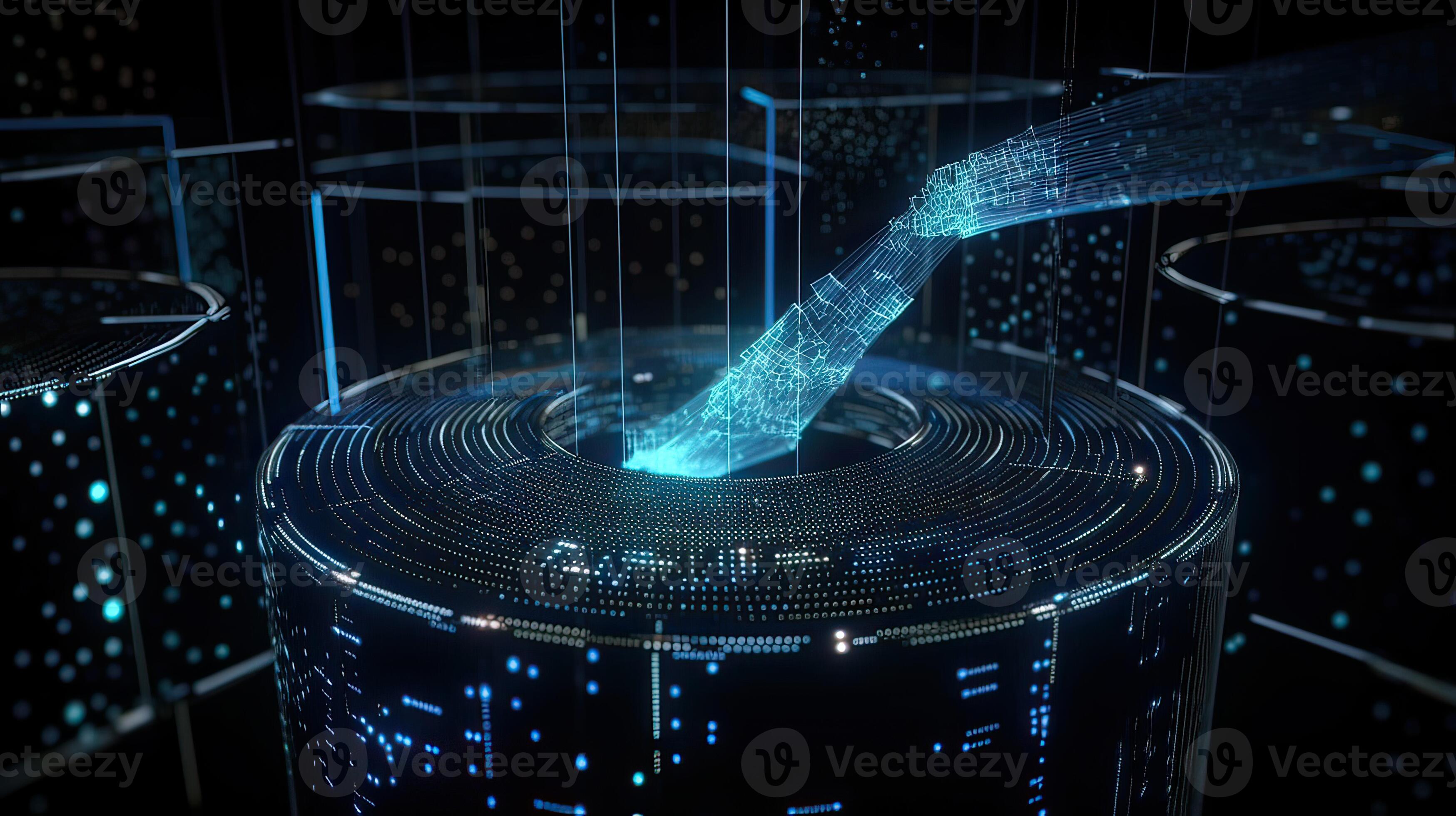 Futuristic Technology For Processing Information Analysis And Sorting