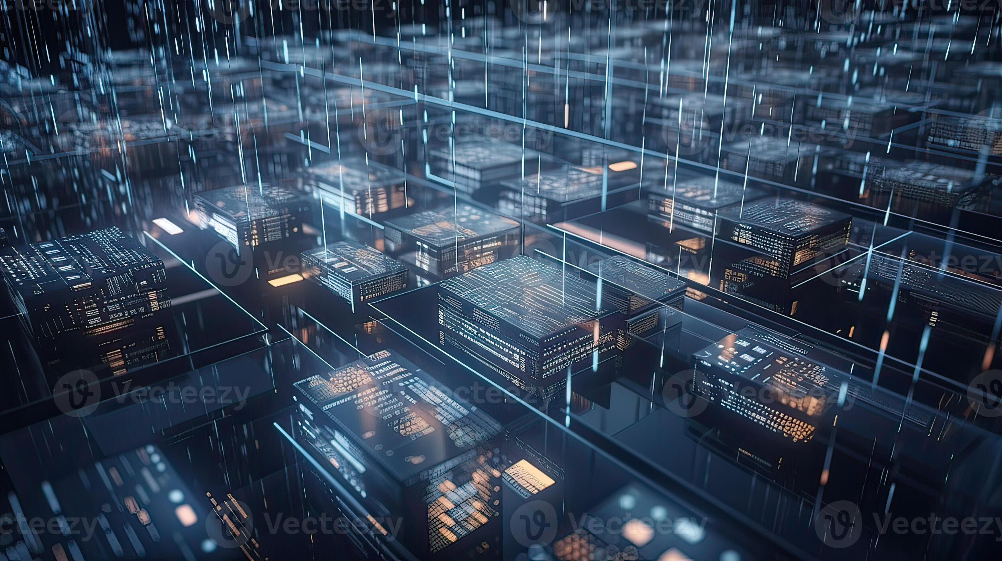 Futuristic Technology For Processing Information Analysis And Sorting