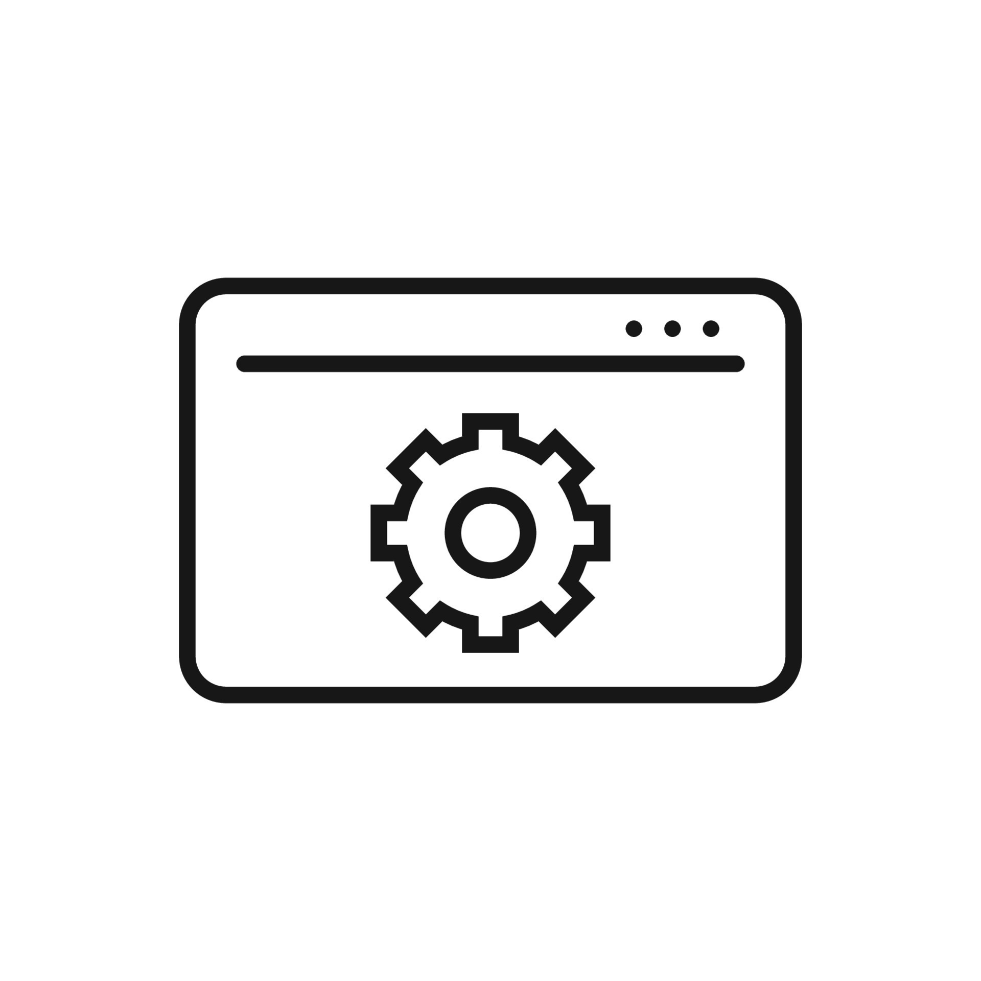 Editable Icon of Browser Page Settings, Vector illustration isolated on ...