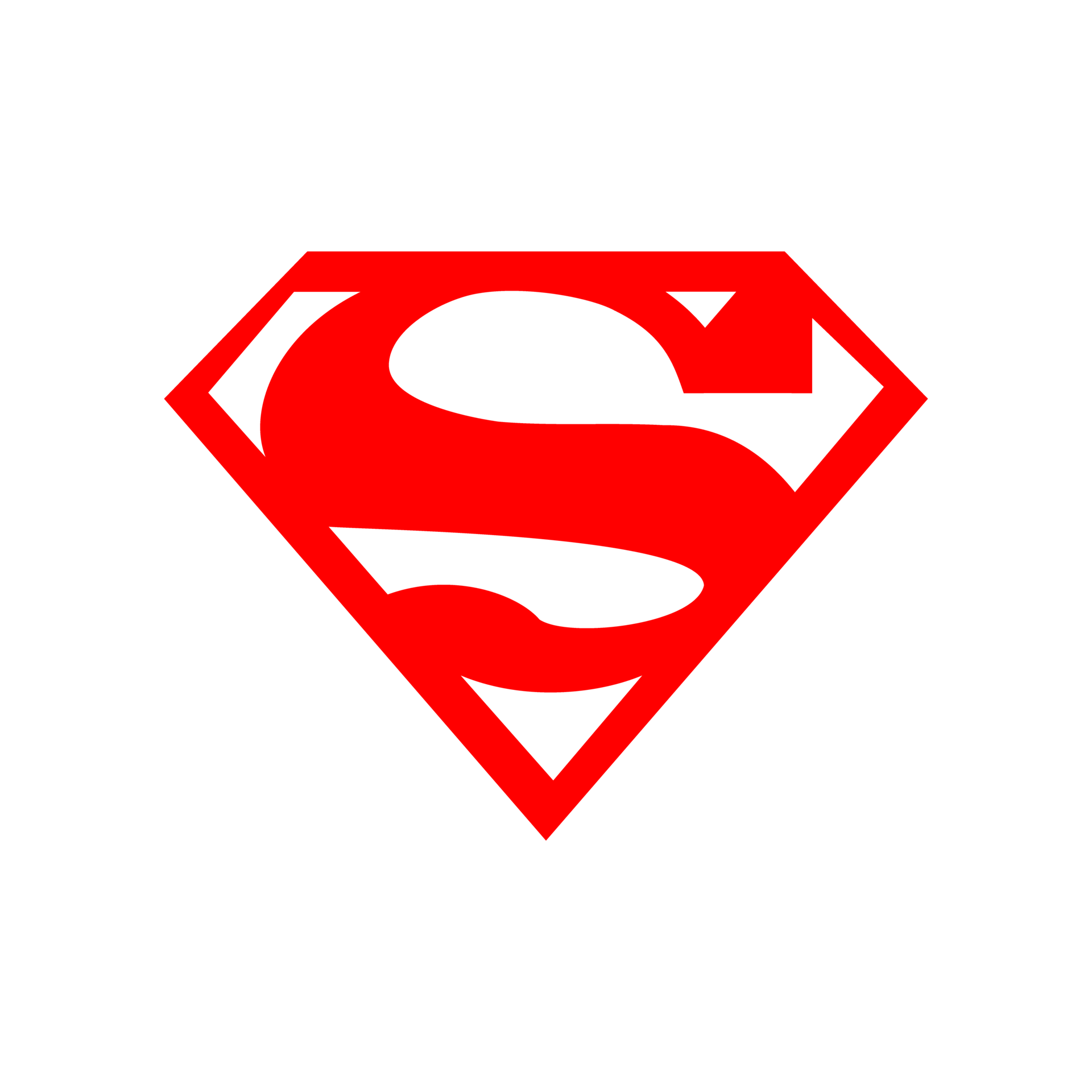 Superman Logo White Background