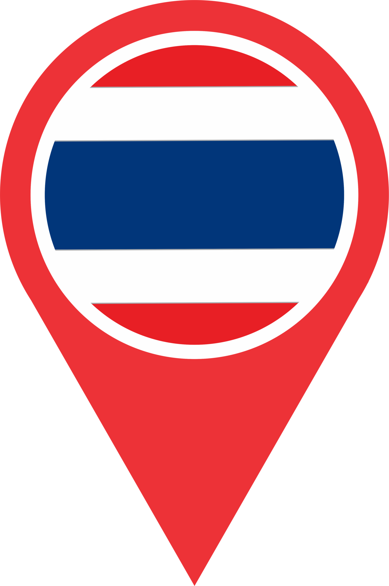 Thailand Flagge Stift Karte Ort png 22102563 PNG