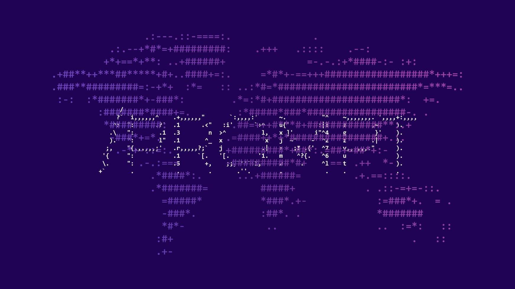 Artificial intelligence Prompt Typography With Wolrd Map Background Simple Vector Illustration ...