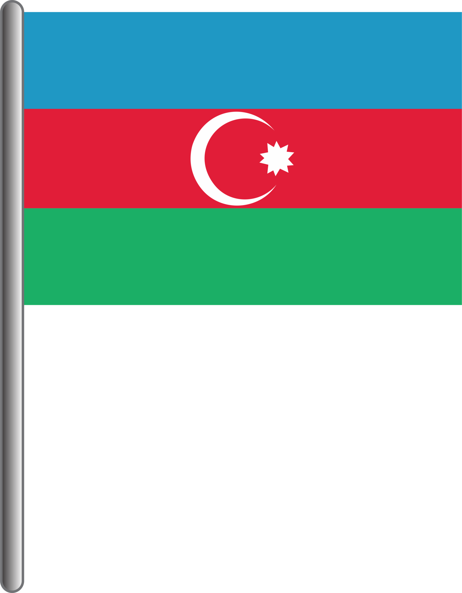 azerbaiyán bandera png 22109664 PNG