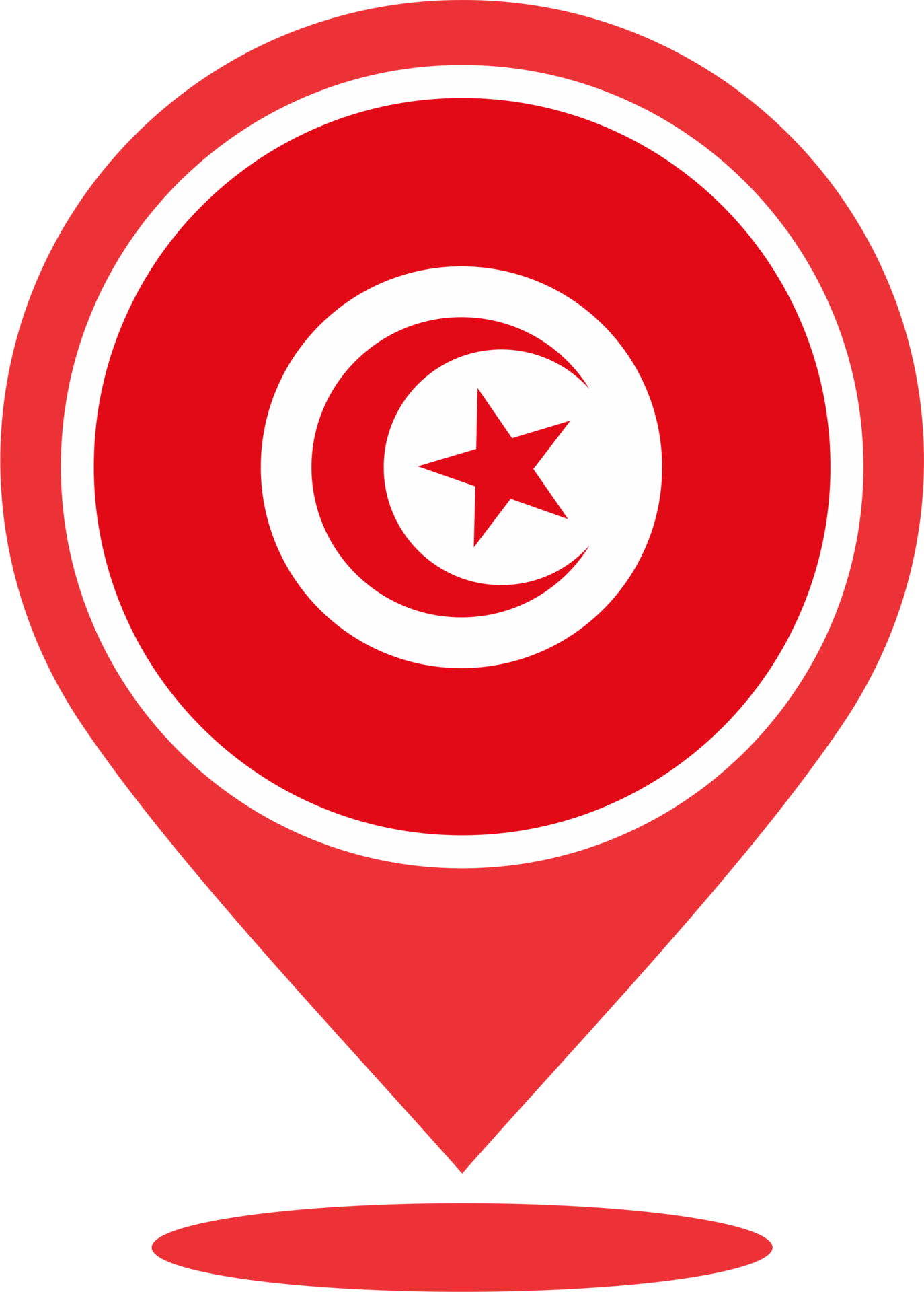 Tunisia flag pin map location PNG 22110143 PNG