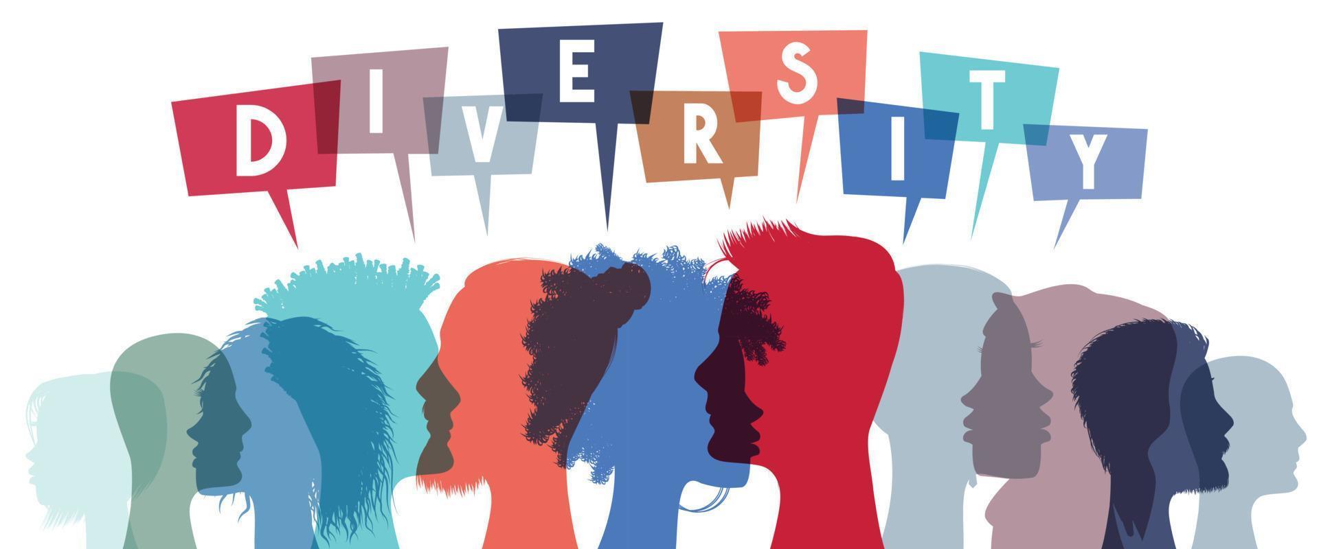 People Of Different Appearance and Speech Bubbles - Diversity Concept ... People Of Different Appearance and Speech Bubbles - Diversity Concept ...