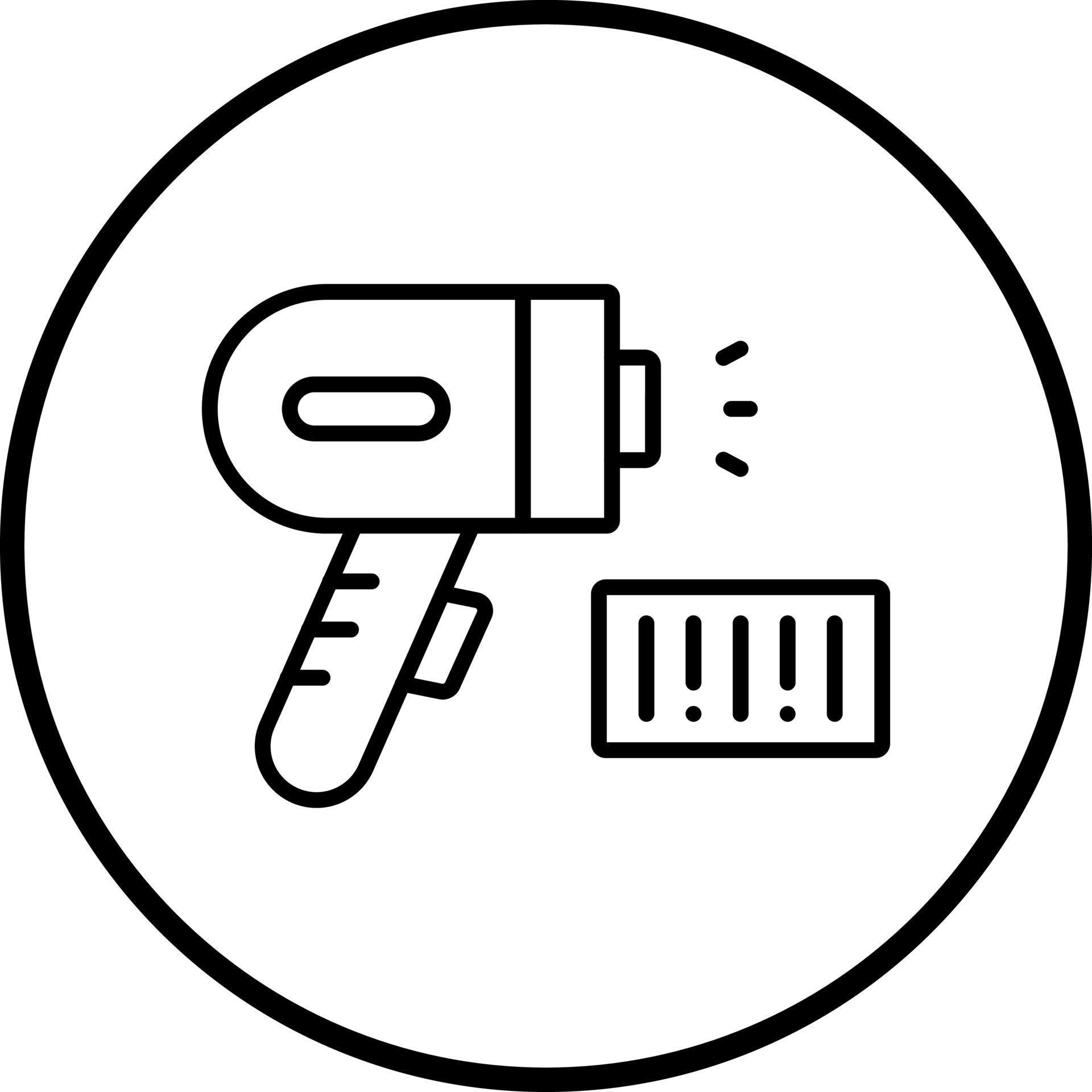 Barcode Scanner Vector Icon Style 22112040 Vector Art At Vecteezy