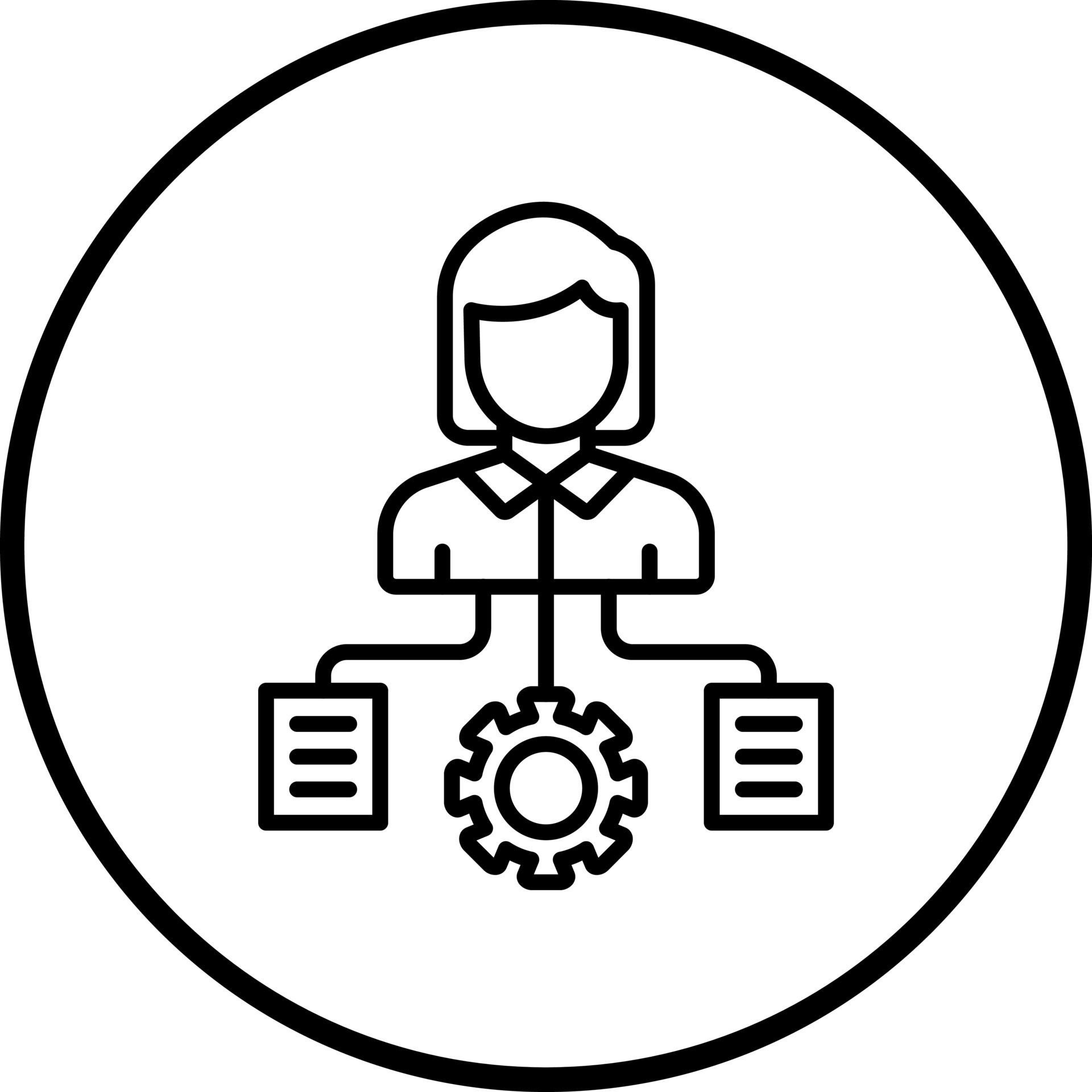 Project Manager Vector Icon Style 22112091 Vector Art at Vecteezy