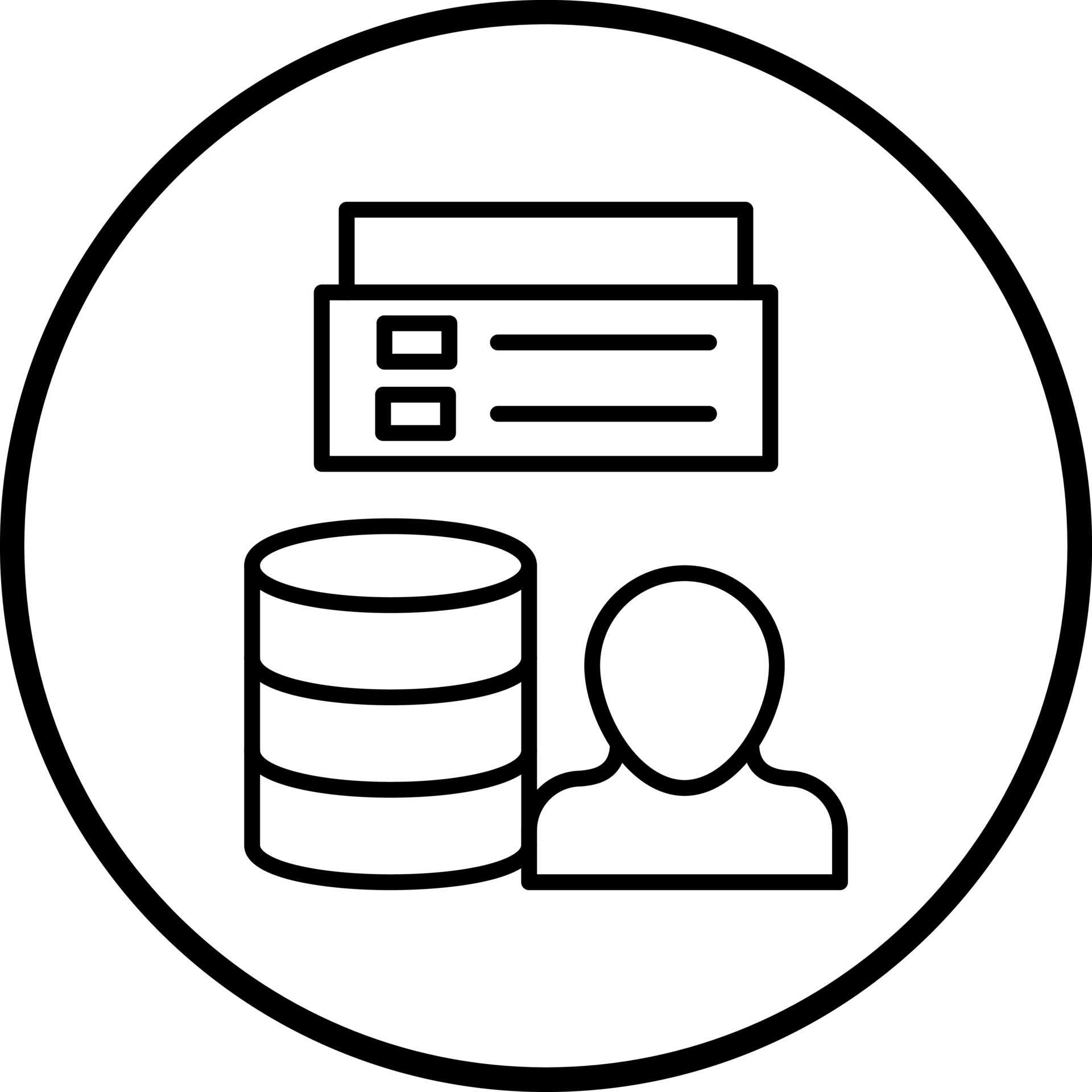 Client Database Vector Icon Style 22112388 Vector Art At Vecteezy