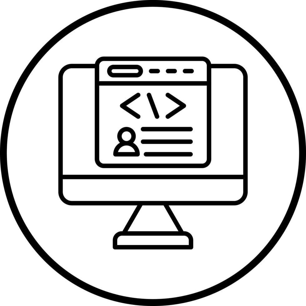 Front End Development Vector Icon Style 22112868 Vector Art At Vecteezy