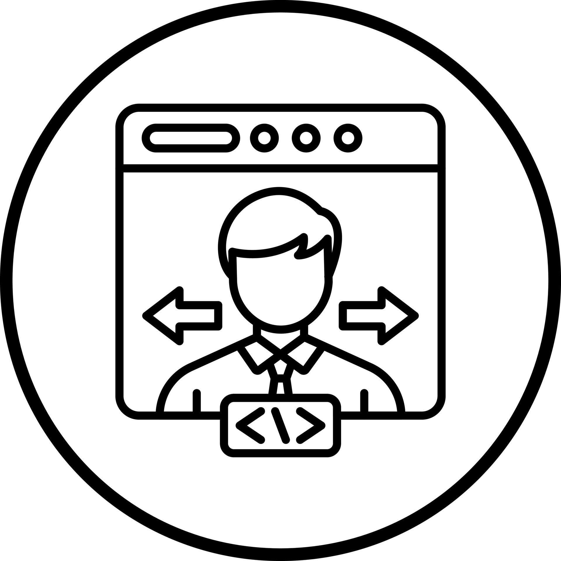 End User Vector Icon Style 22112882 Vector Art at Vecteezy