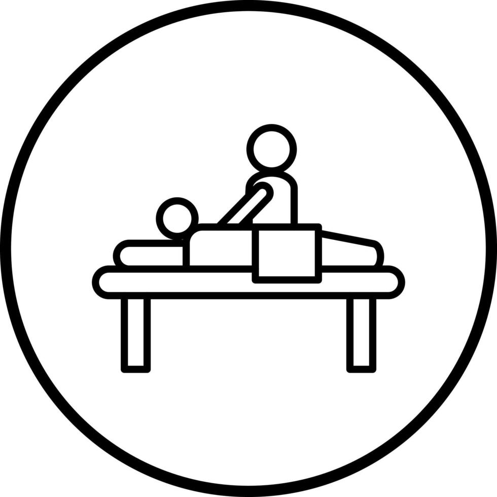 Massage Vector Icon Style 22112943 Vector Art At Vecteezy