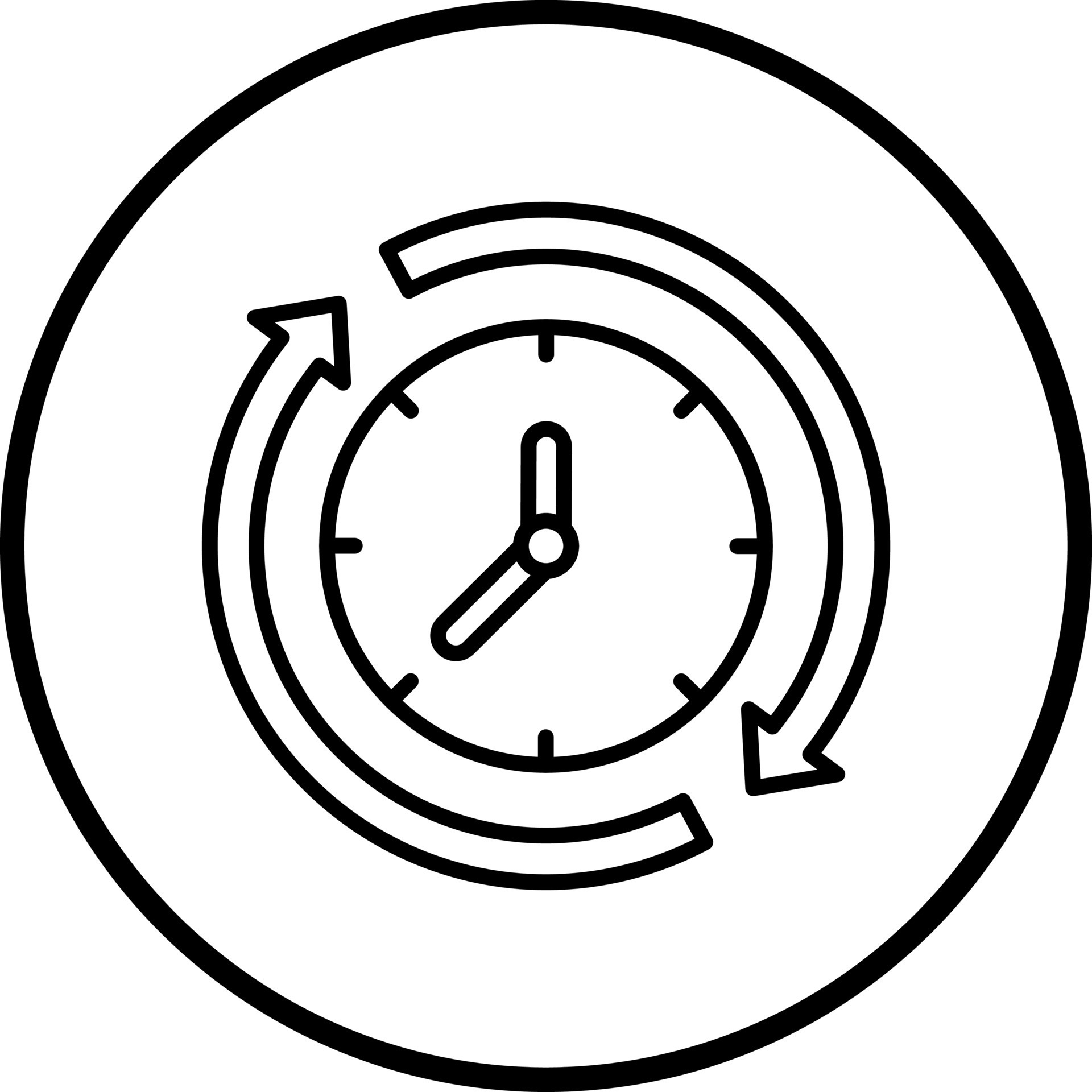 Cycle Time Vector Icon Style 22114076 Vector Art at Vecteezy