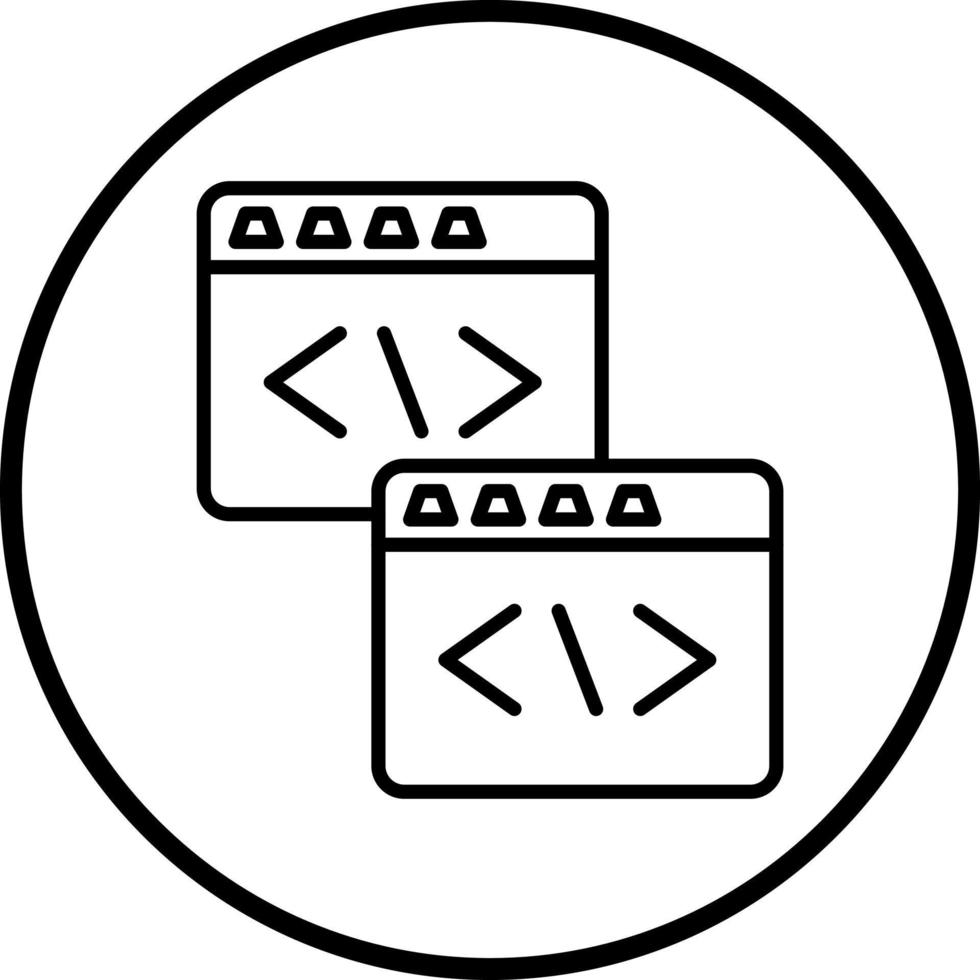 Vector Design Code Refactoring Vector Icon Style 22115345 Vector Art at ...