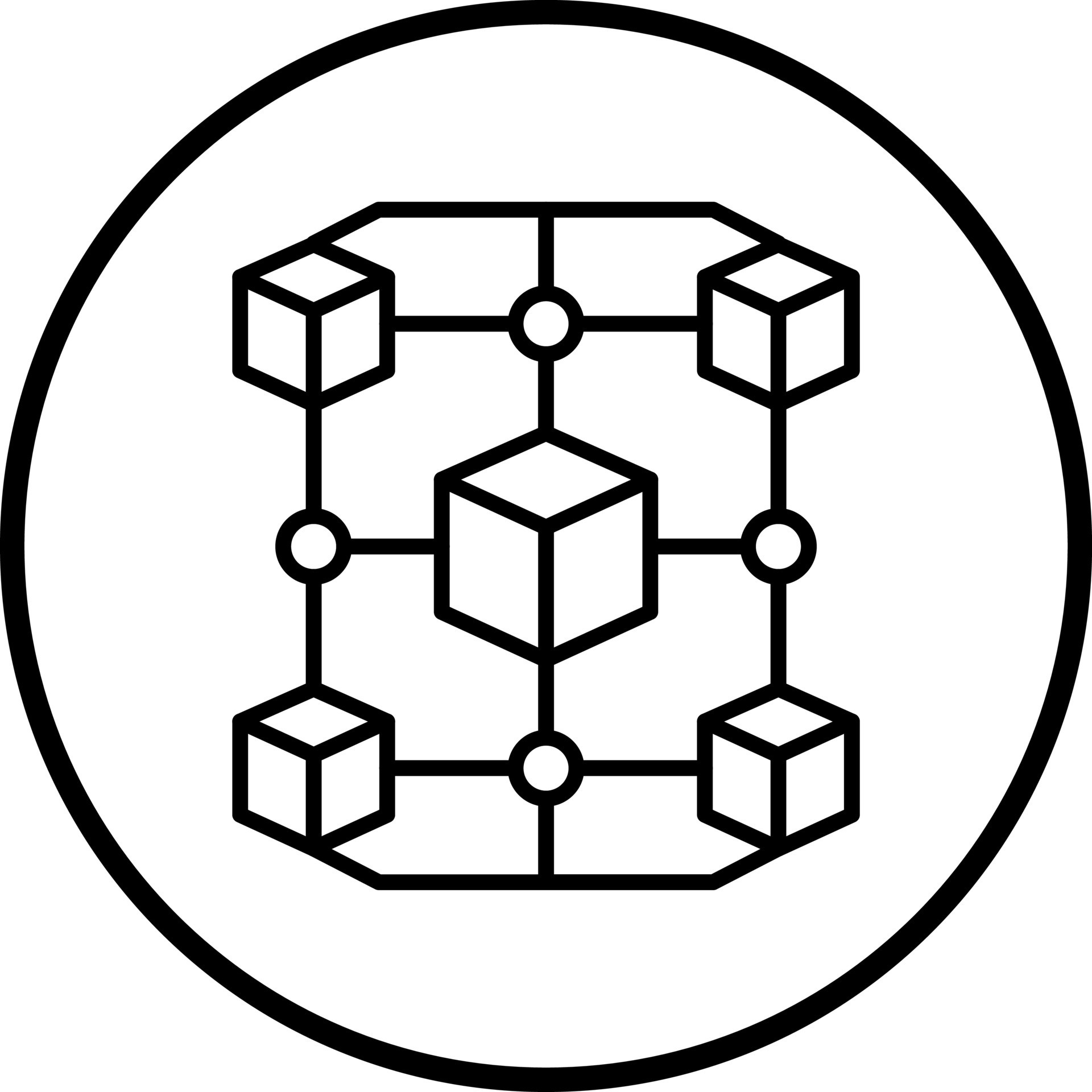 Vector Design Blockchain Vector Icon Style 22115867 Vector Art At Vecteezy