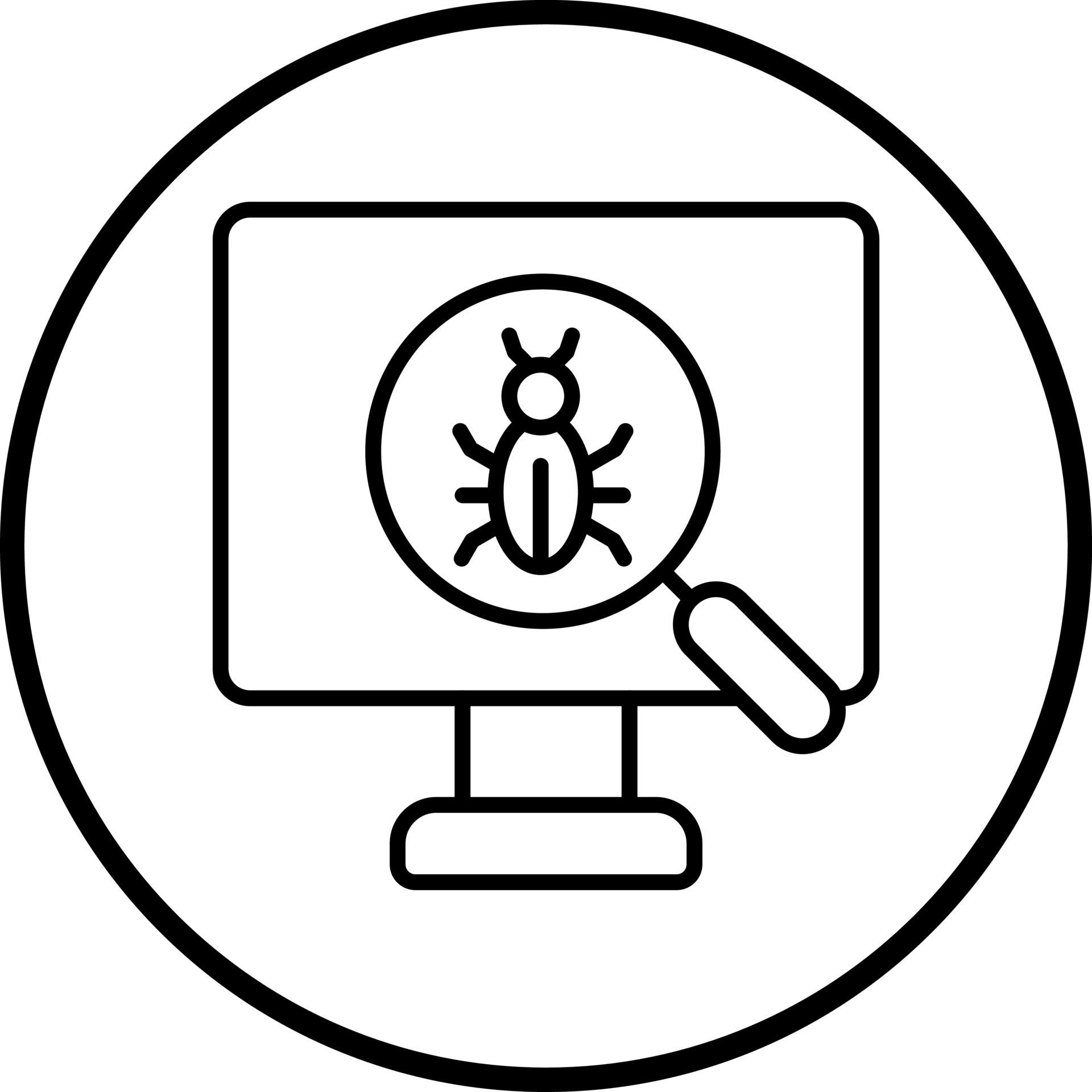 Vector Design Debug Vector Icon Style 22116813 Vector Art At Vecteezy
