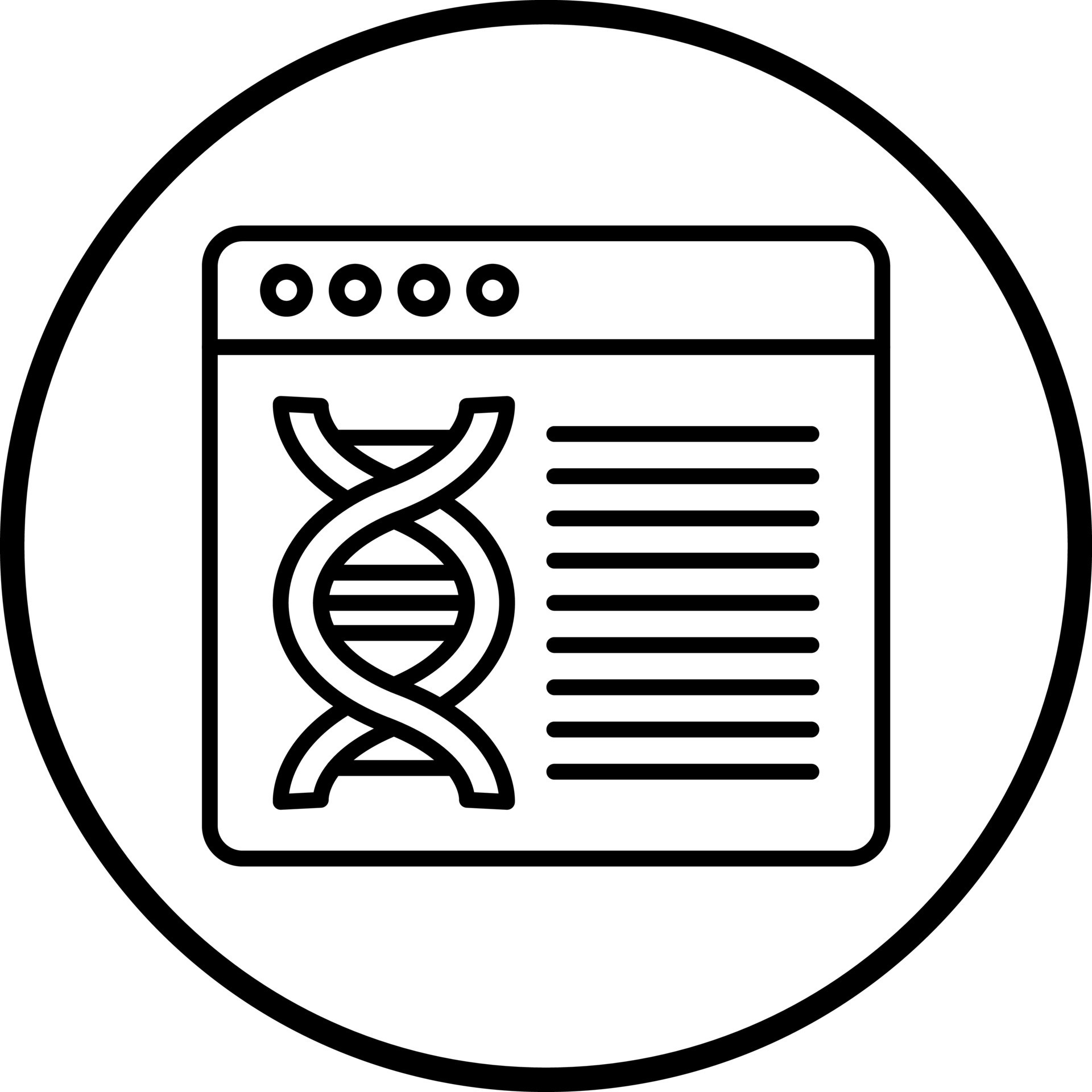 Vector Design Bioinformatics Vector Icon Style 22116816 Vector Art at ... Vector Design Bioinformatics Vector Icon Style 22116816 Vector Art at ...
