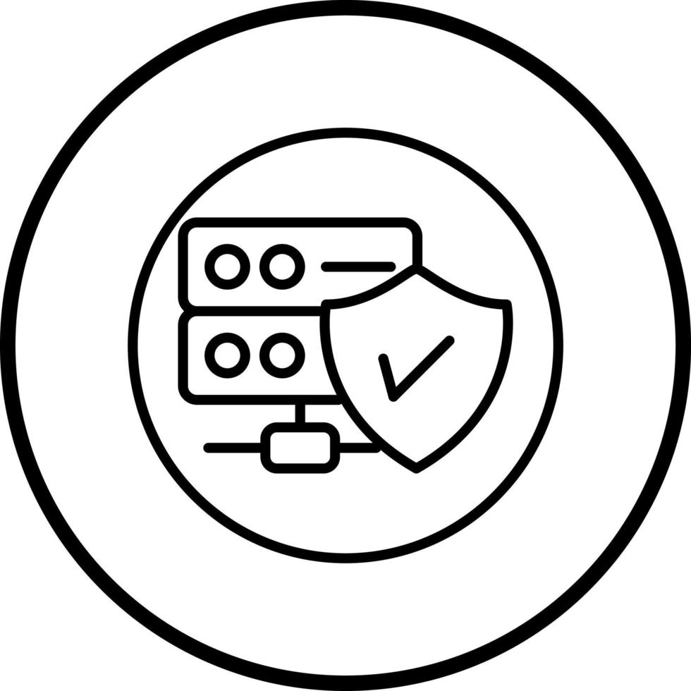 Vector Design Database Security Vector Icon Style 22116905 Vector Art