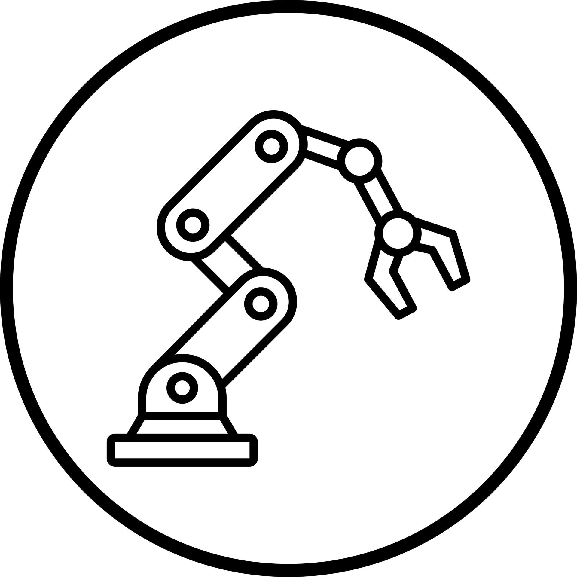 Robotics Vector Icon Style 22117588 Vector Art at Vecteezy