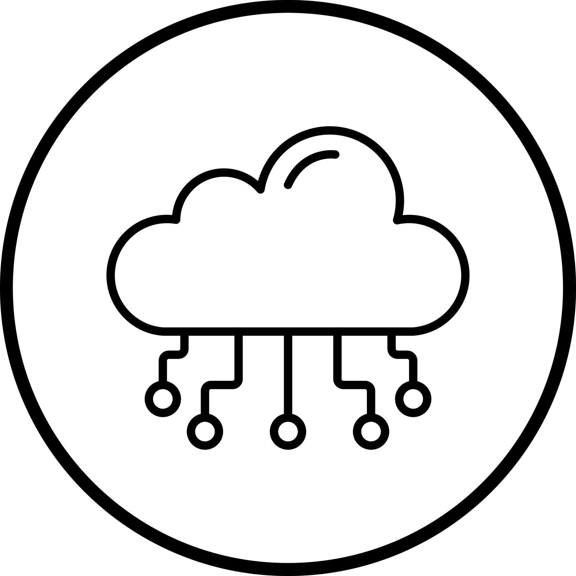 Cloud Computing Vector Icon Style 22117592 Vector Art At Vecteezy
