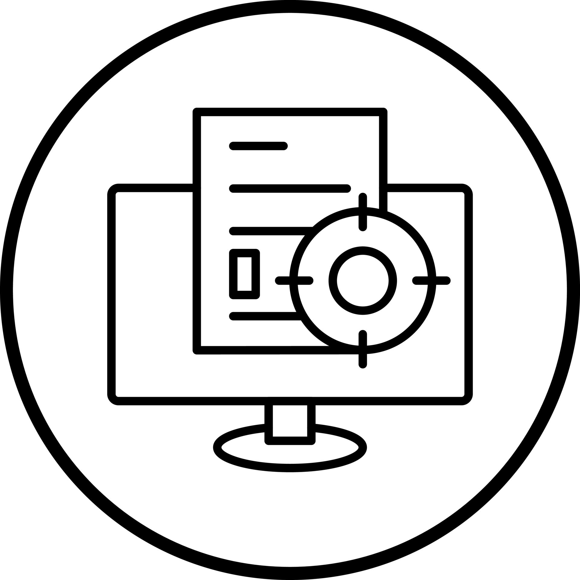 Contextual Targeting Vector Icon Style 22118170 Vector Art at Vecteezy