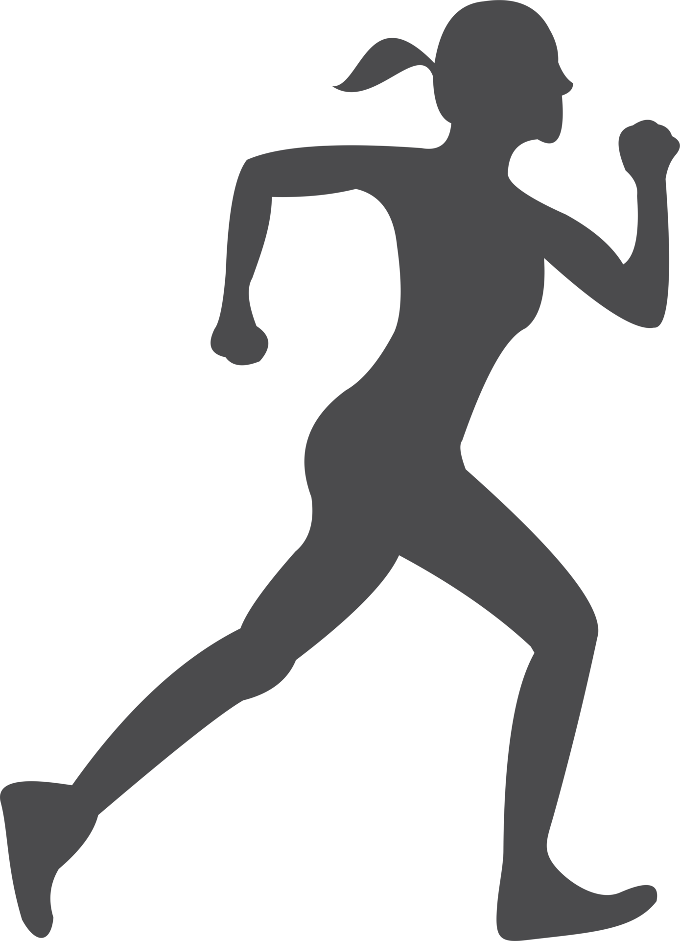 Running Silhouette Png
