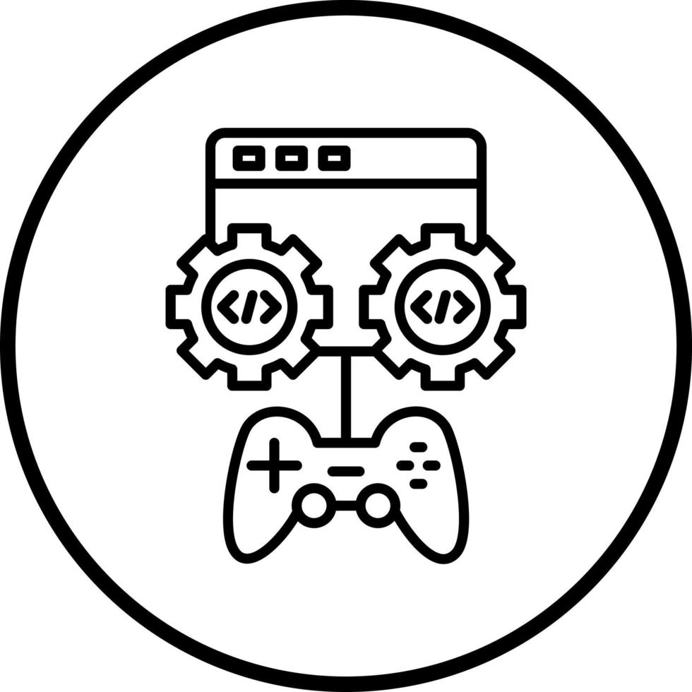 Game Engine Vector Icon Style 22119559 Vector Art At Vecteezy