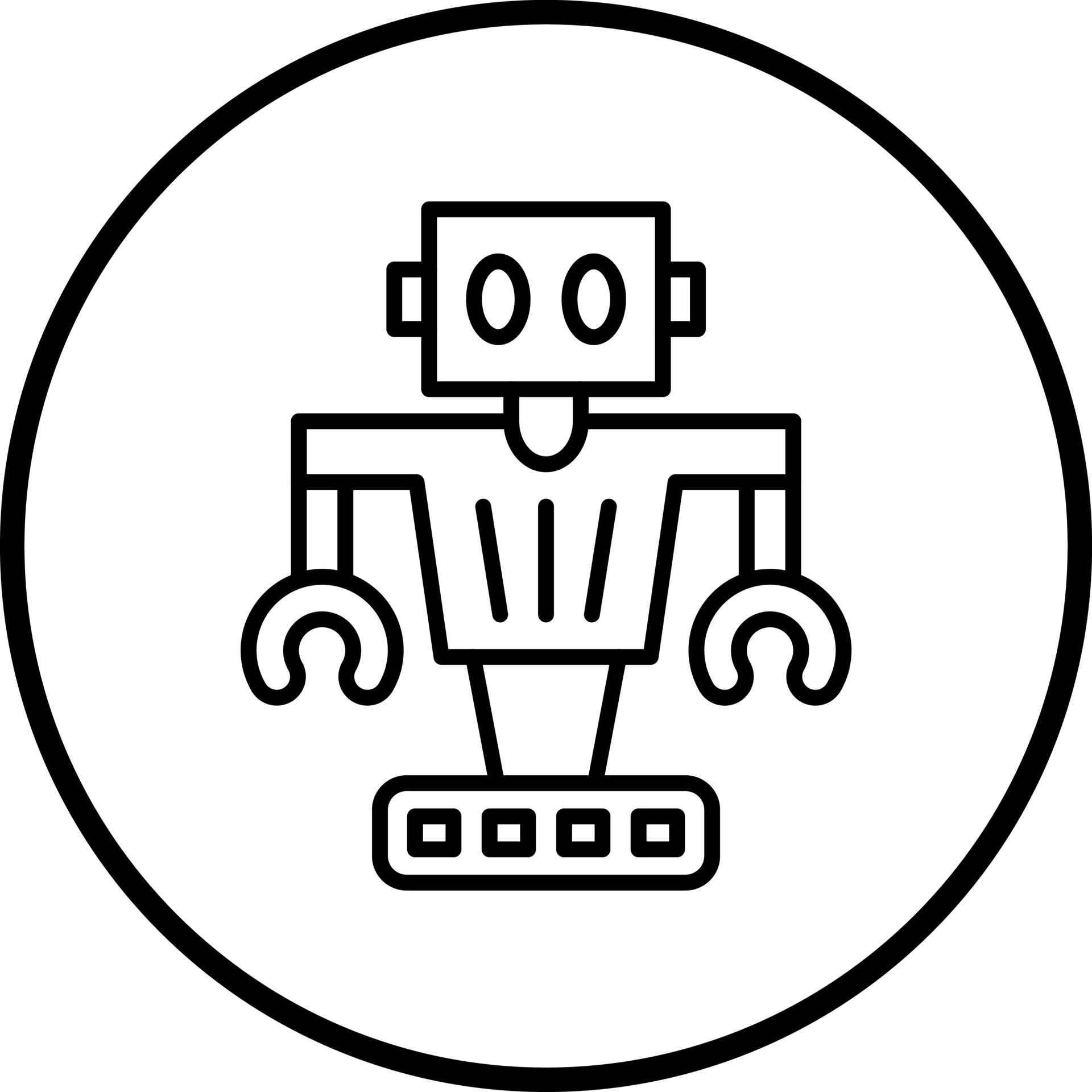 Vector Design Autonomous Robot Vector Icon Style 22120086 Vector Art at ...