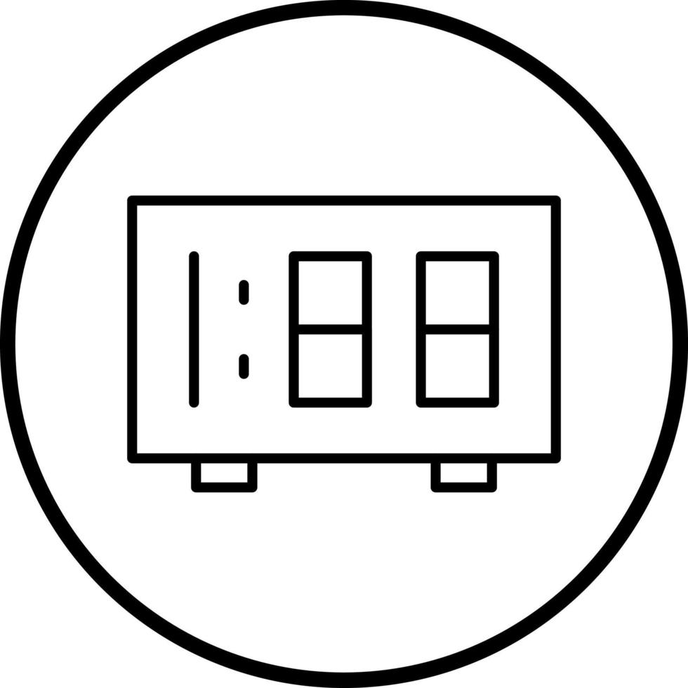 Digital Clock Vector Icon Style 22120714 Vector Art At Vecteezy