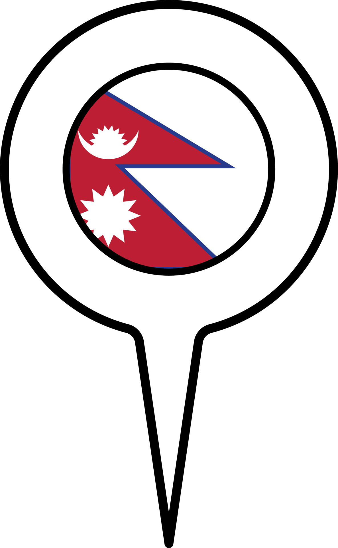 Nepal Flag Map Pointer Icon 22121102 PNG nepal-flag-map-pointer-icon-22121102-png