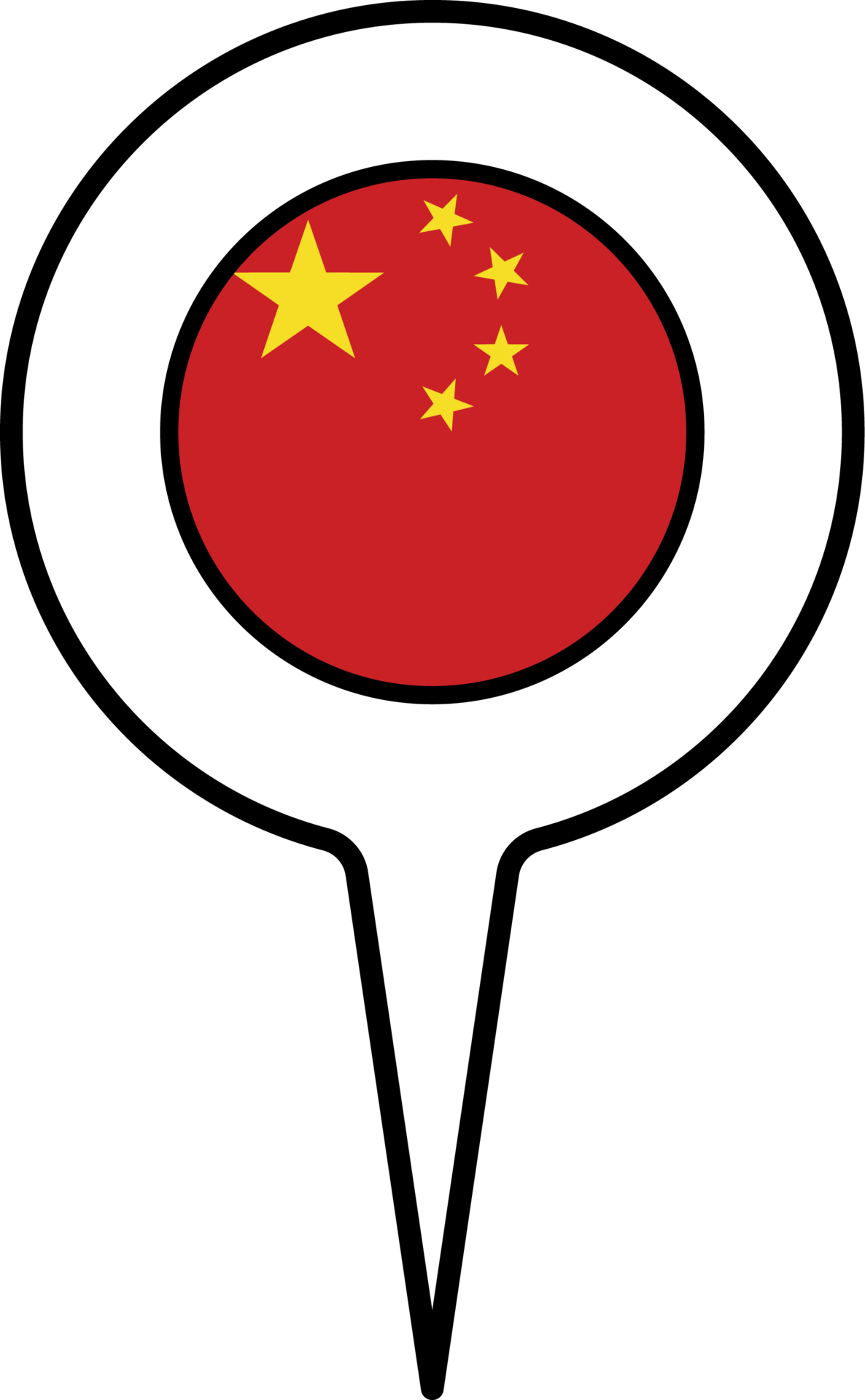 China flag Map pointer icon. 22121518 PNG China flag Map pointer icon. 22121518 PNG