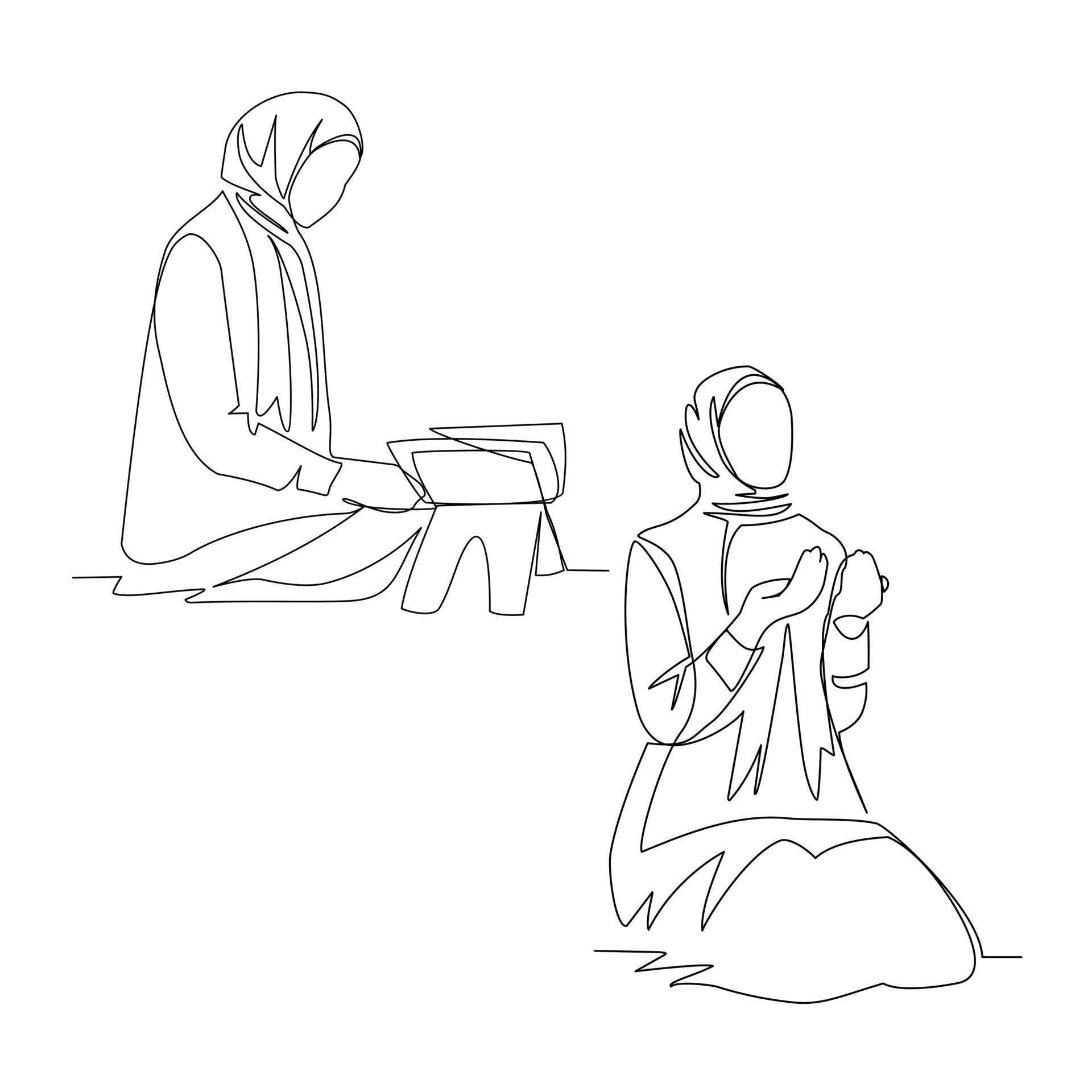 Prayer vector illustration 22121708 Vector Art at Vecteezy