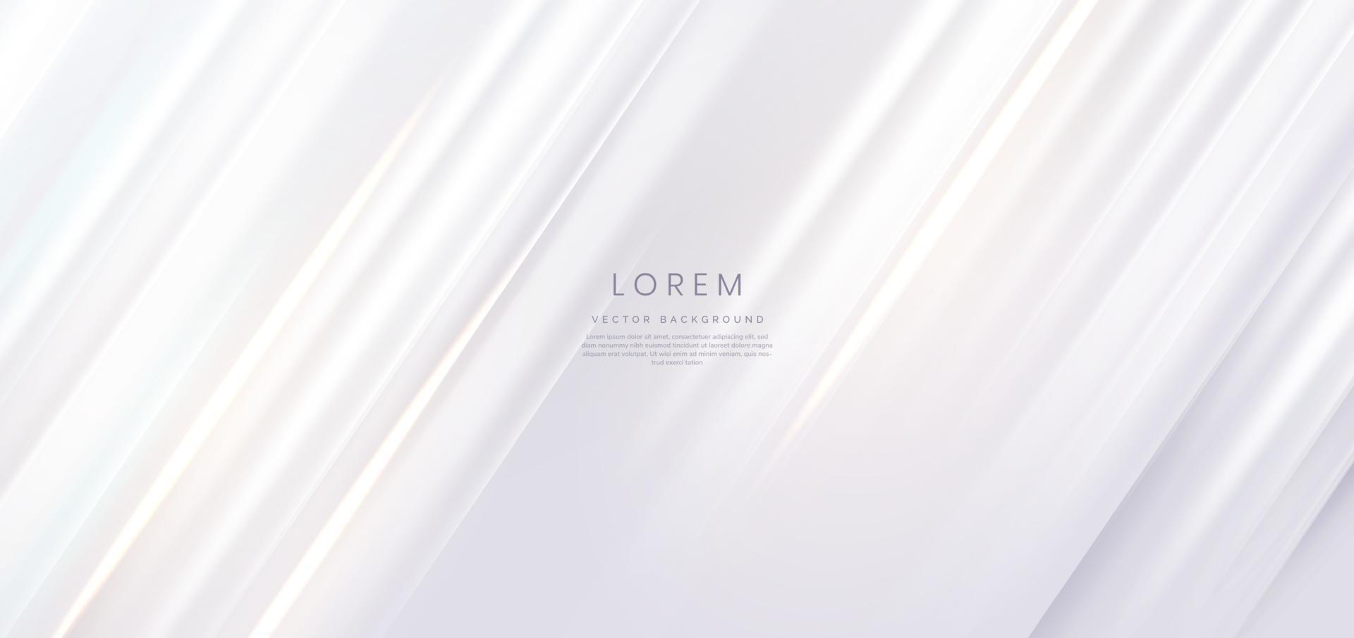 Abstract elegant white background with golden diagonal line. Luxury ...